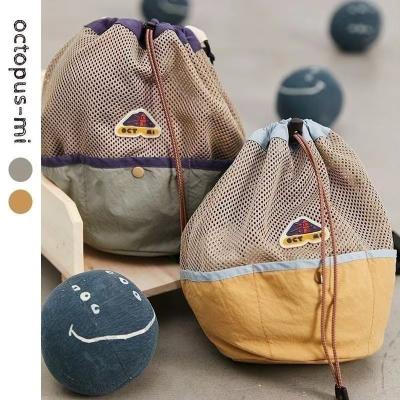 China Children Cartoon Basketball Backpack Toy Storage Bag Breathable Mesh Top 20L Capacity for sale
