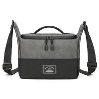 China PU Leather Crossbody Camera Bag for SLR DSLR Photography Lens Storage 15L Waterproof for sale