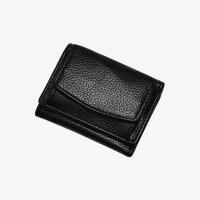 China PU Lychee Print Small Wallet for Women 10x7.5x2cm Card Holder Coin Purse for sale