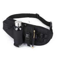 China Tactical Camouflage Waist Pack 38x15x3cm Waterproof Nylon Outdoor Sports Bag with Adjustable Strap for sale