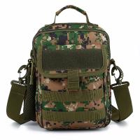 China Tactical Camouflage Water Bottle Bag 19x27x9cm Nylon Portable Hanging Pouch for sale