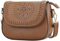 China KKXIU Women Crossbody Bag Hollow PU Leather Purse 9x3.4x6.5 Inch Adjustable Strap for sale