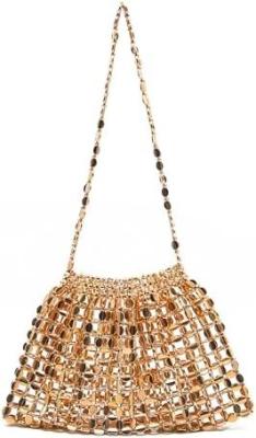China Handmade Beaded Evening Clutch Bag Vintage Elegant Dinner Purse 1920s Accessories 6.5x5.7x0.6 inch for sale