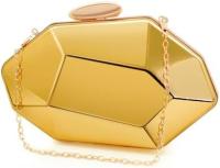 China Women Geometric Lattice Metal Evening Handbag Clutch Purse 8.3in with Detachable Chain for sale