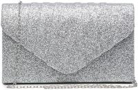China Dasein Women's Pleated Velvet Envelope Clutch Handbag 8.65x5.3x2 Inch Wedding Party Purse for sale