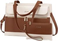 China LOVEVOOK 15.6 Inch Laptop Bag for Women Waterproof Leather Work Tote Professional Computer Briefcase for sale