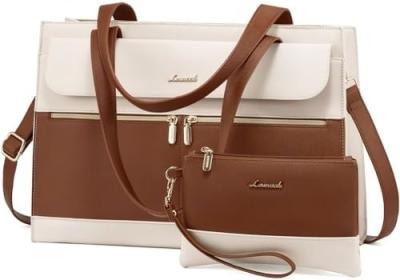 China LOVEVOOK 15.6 Inch Laptop Bag for Women Waterproof Leather Work Tote Professional Computer Briefcase for sale