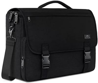 China Messenger Bag 15.6 Inch Laptop Briefcase Water Resistant Crossbody Lightweight Men Women School for sale