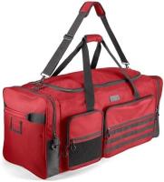 China Fitdom 130L 36 Inch Heavy Duty Extra Large Sports Duffle Bag with Adjustable Shoulder Strap and 7 Compartments for sale
