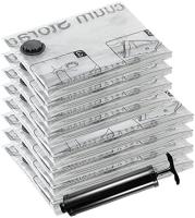 China SUOCO 8 Pack Medium Vacuum Storage Bags with Hand Pump 80% Space Saving Compression Bags for Clothes for sale