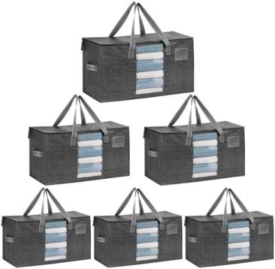 China VENO 6 Pack Heavy Duty Moving Bags 20 Gallon 50 lb Capacity for Comforters Blankets Storage for sale