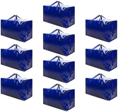 China VENO 8 Pack Heavy Duty Moving Bags 100L 50lbs Capacity Storage Boxes with Lids Alternative for sale