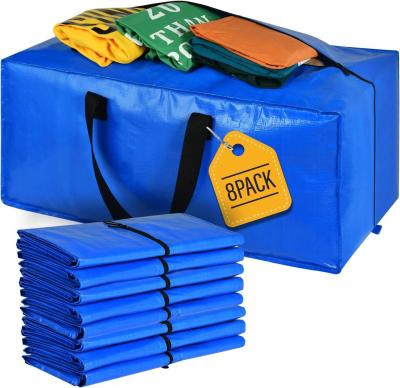 China Extra Large Moving Bags 24.5 Gallon Storage Totes 195GSM PE Durable Waterproof for Moving Supplies College Dorm for sale