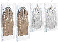 China TAILI Hanging Vacuum Storage Bags Set of 4 53x27.6in 41.3x27.6in Clear Space Saver for Clothing for sale