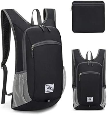 China 15L Ultralight Packable Hiking Backpack Water Resistant Nylon Daypack for Travel for sale