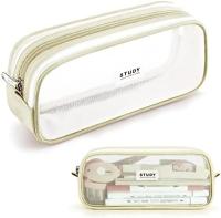 China Kalidi Grid Mesh Pencil Case Large Capacity 9x2.6x3.9 Inch Zipper Pouch for Pens and Stationery for sale