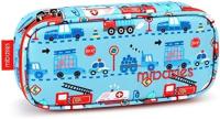 China Kids Pencil Case for Girls Boys Soft Rainbow Pen Pouch 9x2.4x4 Inch for sale