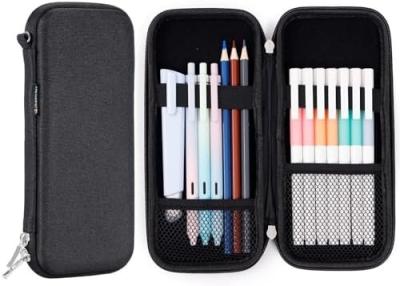 China Idream365 Hard Pencil Case Box for Adults Durable Pen Carrying Case with Zipper 8.46x3.93x1.18 Inches Black for sale