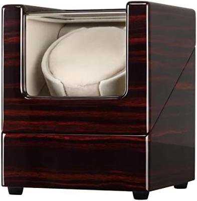 China CHIYODA Single Watch Winder Solid Wood Box Mabuchi Motor 5 TPD 3 Directions for sale