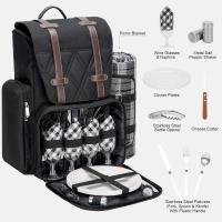 China UV Resistent PE Rattan Picnic Basket Set Including Glasses Designed for Outdoor Corporate Picnics and Leisure Activities for sale