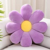 China Flower Shaped Throw Pillow Christmas Decor Floor Cushion 40cm Plush Seating Cushion Cute Room Decor for sale