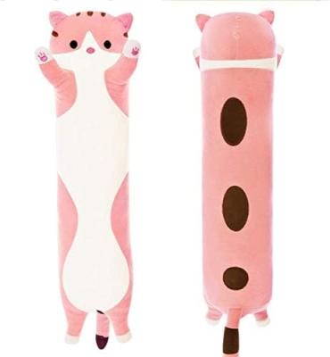 China WUYU Plush Cat Doll Soft Stuffed Kitten Pillow 50-150cm Long Hugging Sleeping Toy Gift for Kids for sale