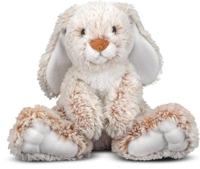 China Melissa & Doug Burrow Bunny Rabbit Stuffed Animal 9 Inch Soft Plush Toy for sale