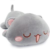 China Onsoyours 25.5 Inch Cute Kitten Plush Toy Soft Stuffed Animal Pillow for Kids Adults for sale