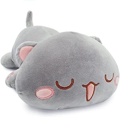 China Onsoyours 25.5 Inch Cute Kitten Plush Toy Soft Stuffed Animal Pillow for Kids Adults for sale