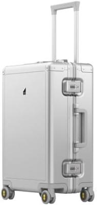 China 20 Inch Aluminum Magnesium Alloy Hardside Luggage Zipperless Suitcase with TSA Lock 36L Spinner Wheels for sale