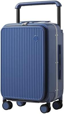 China PC Hardside Luggage with Aluminum Frame 20 inch Carry On Suitcase Hollow Spinner Wheels for sale