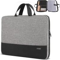 China 15.6 Inch Water Resistant Laptop Sleeve Case TSA Friendly Nylon Padded Carrying Bag for sale