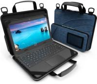 China 13-14 Inch Chromebook Laptop Case with Shoulder Strap Shockproof EVA Protective Sleeve for sale