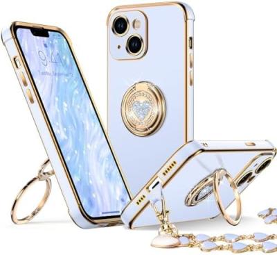 China iPhone 12 Pro Max Case with Double Ring Kickstand Bling Luxury Protective Cover 6.7 Inch for sale