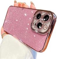 China iPhone 12 Pro Max Clear Case with Built-in Glitter Luxury Shiny Paper 6.7 inch for sale