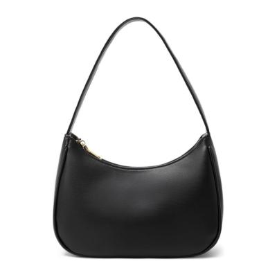 China Women's PU Leather Hobo Shoulder Bag Mini Tote Handbag with Zipper 10.2x6.7x3.9 Inch for sale