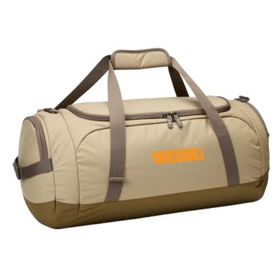 China Brown Duffel Bag for Travel Sport Gym 40L Durable Water Resistant Nylon for sale