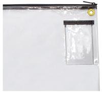 China Interoffice Transit Clear Mailbag 15x20 Inch Heavy Vinyl Reusable Document Bag for sale
