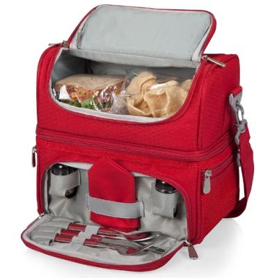 China Insulated Lunch Bag 11x7.5x12in Portable Cooler with Adjustable Shoulder Strap for Adults for sale