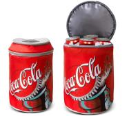 China Coca Cola Can Shape Cooler Bag with Bluetooth Speaker 5H Playtime 24 Can Capacity for sale