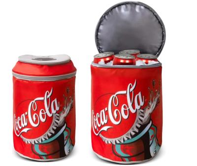China Coca Cola Can Shape Cooler Bag with Bluetooth Speaker 5H Playtime 24 Can Capacity for sale