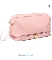 China Large Waterproof Hanging Travel Toiletry Bag 5.9x5.9x10.2 inch Dopp Kit Makeup Organizer for Men Women for sale