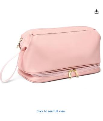 China Large Waterproof Hanging Travel Toiletry Bag 5.9x5.9x10.2 inch Dopp Kit Makeup Organizer for Men Women for sale