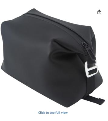 China 6.5L Silicone Dopp Kit Waterproof Leakproof Toiletry Bag Foldable Travel Makeup Case for Men Women for sale