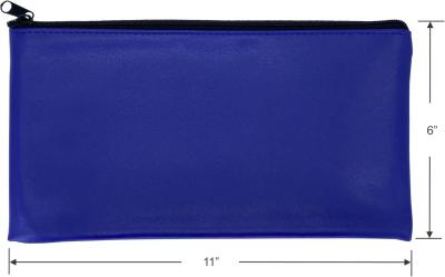 China Rewell RW20251126001 Heavy Duty Zipper Bank Bag 6 mil Clear Plastic Reusable Pouch for sale