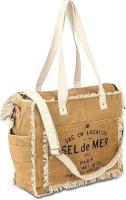 China Upcycled Canvas Crossbody Shoulder Bag for Women 15x5x12 Inch Removable Strap Tote Boho Handbag for sale