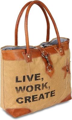 China Upcycled Canvas Shoulder Bag for Women 15x12 Inch Large Tote Boho Handbag for sale