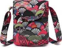 China Women's Retro Canvas Shoulder Bag 7x9x4 Inch Hippie Boho Crossbody Handbag for sale