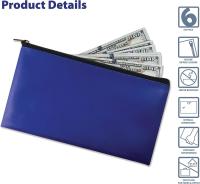 China Heavy Duty Zipper Pouches 2-6 Mil Thick Clear Plastic Bank Bags for Secure Storage for sale