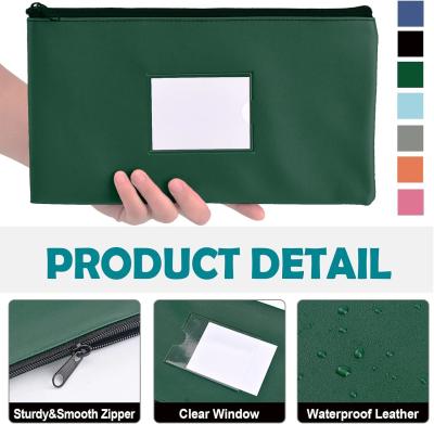 China Rewell 2 Mil to 6 Mil Clear Plastic Zipper Bank Bags Single Compartment Secure Seal Reusable for sale